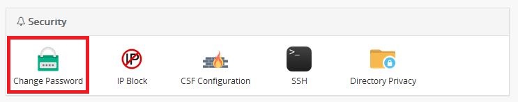 Change Password v2 – Webuzo