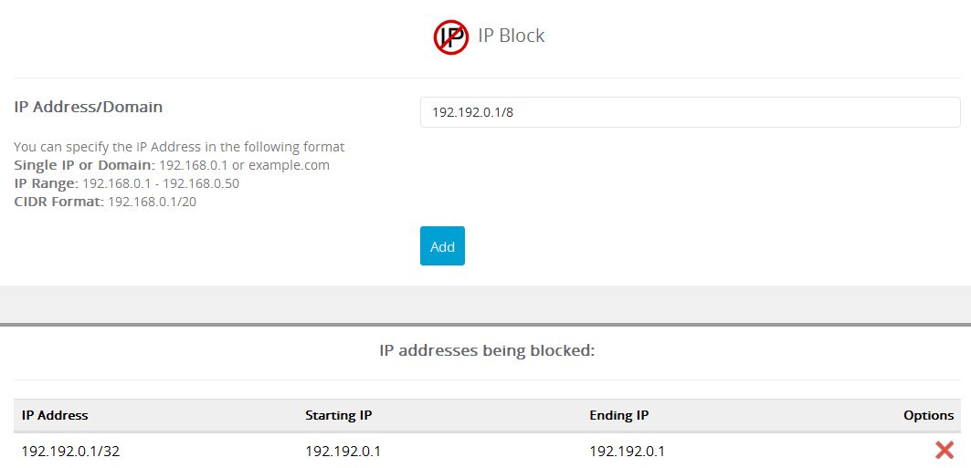 IP Block v2 – Webuzo