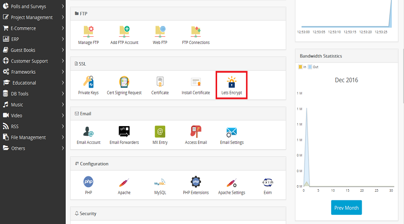 Let’s Encrypt – Webuzo