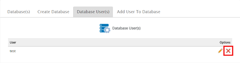 Manage Databases – Webuzo