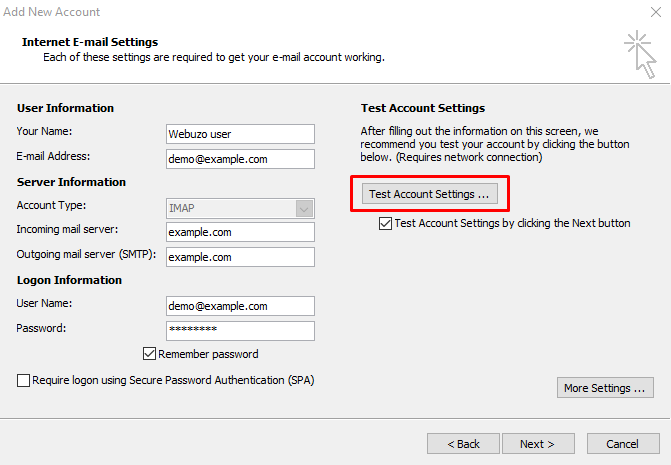 Email Account Outlook – Webuzo
