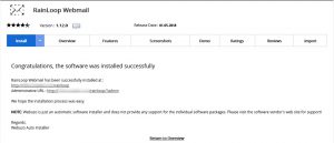 Email Account RainLoop – Webuzo