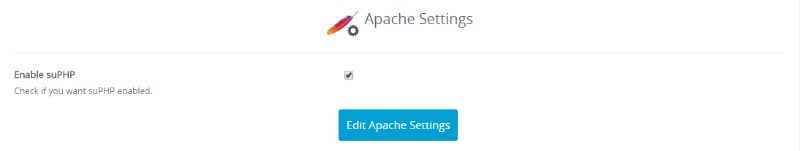 Webserver Module Configuration – Webuzo