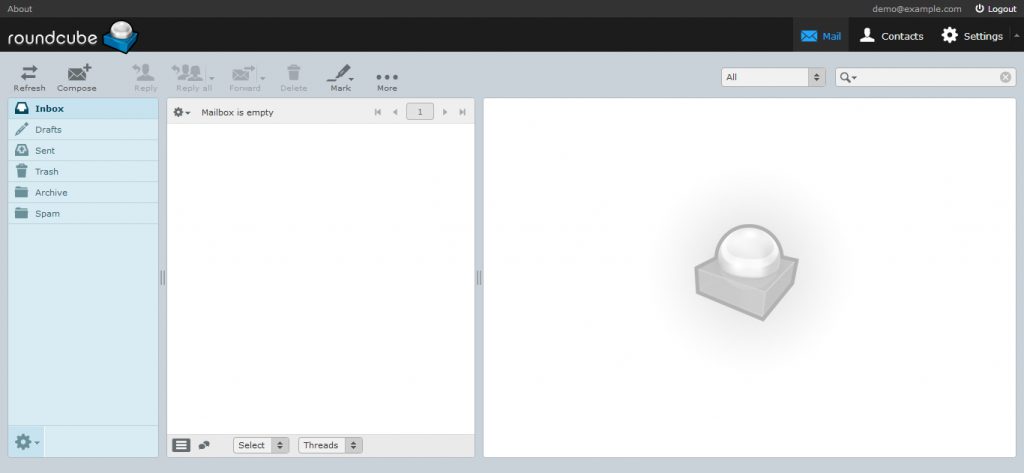 Email Account Roundcube – Webuzo