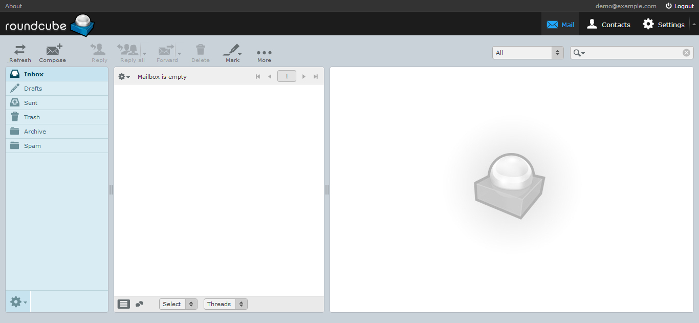 Email Account Roundcube – Webuzo