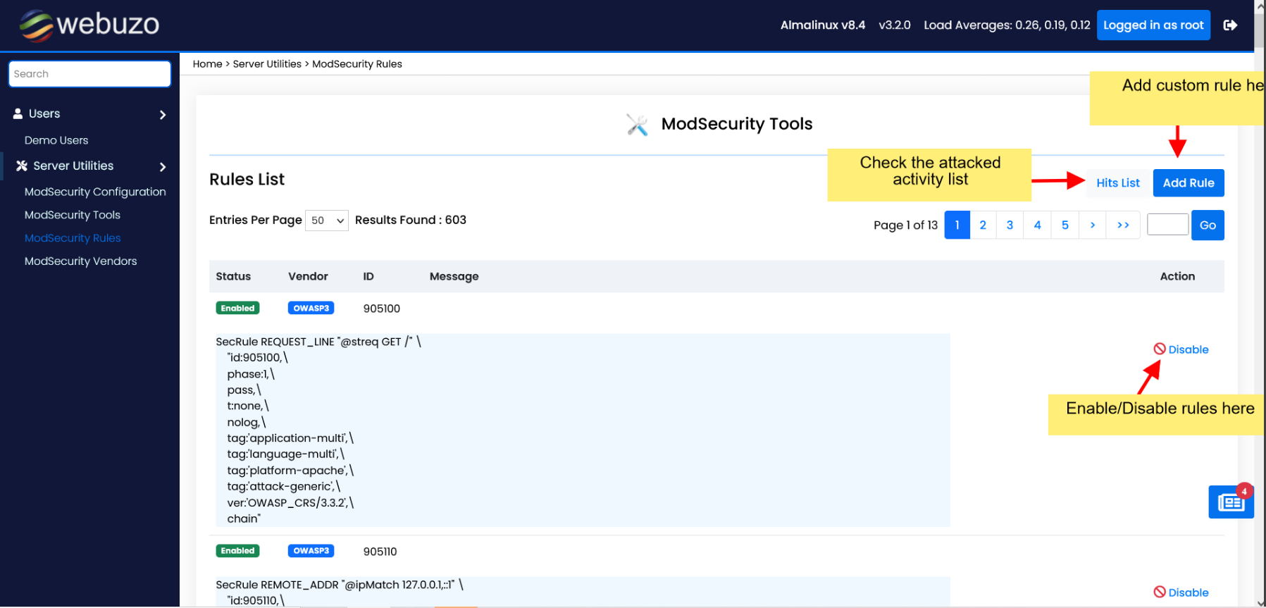 Webuzo 3.2.0 Launched – Webuzo