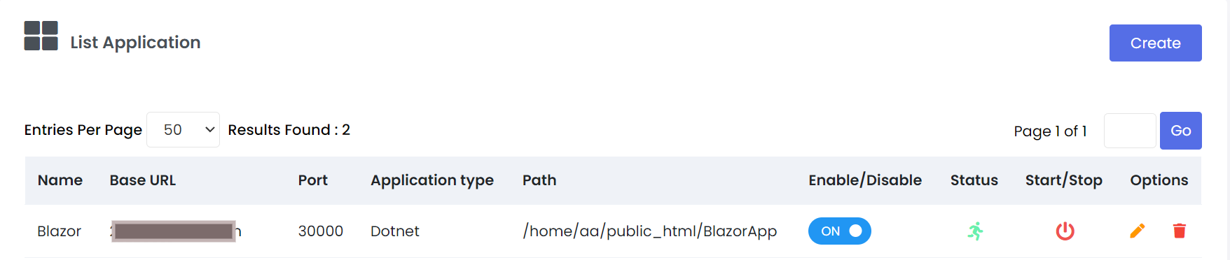How to setup Dotnet with Application Manager – Webuzo